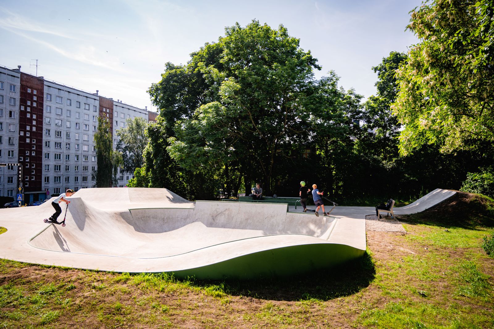 Vecmīlgrāvī izveidots jauns skeitparks | Vecmīlgrāvis | Apkaimes